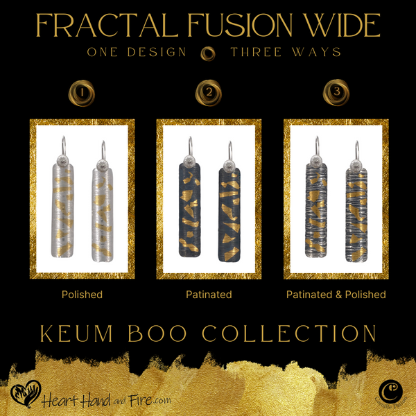 Keum-Boo Collection: Fractal Fusion - Heart Hand and Fire